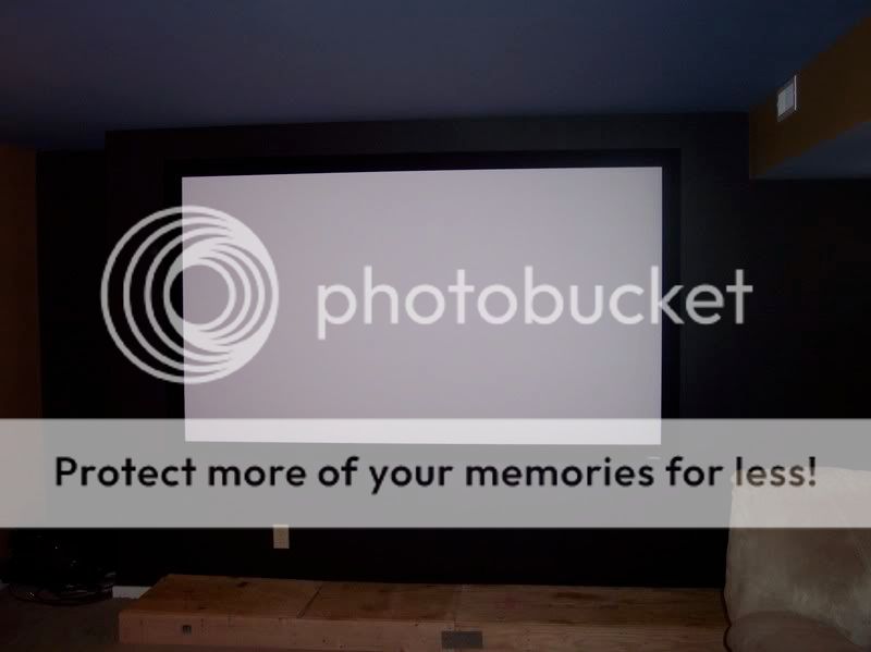 Scuff marks on screen wall... | AVS Forum