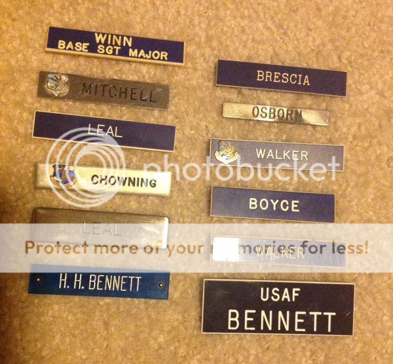 USAF Name Plate - UNIFORMS - U.S. Militaria Forum