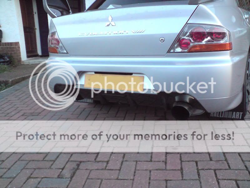 fitted my evo 9 rear bumper | Lancer Register Forum